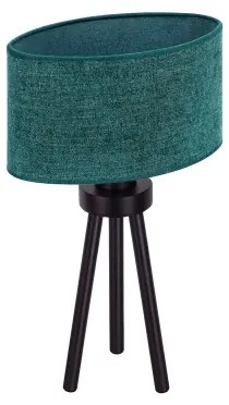 Duolla - Stolní lampa OVAL 1xE27/15W/230V pr. 30 cm zelená