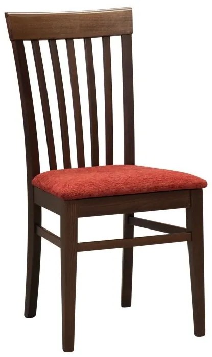 Stima Židle K2 s čalouněným sedákem Odstín: Třešeň, Látky: BEKY LUX grigio 981