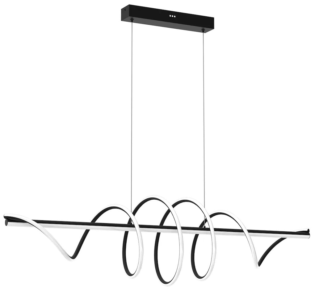 Závěsné LED svítidlo Twist, 1x LED 90w, 4000k, b