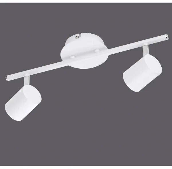 Leuchten Direkt 11942-16 - LED Bodové svítidlo TARIK 2xGU10/5W/230V bílá