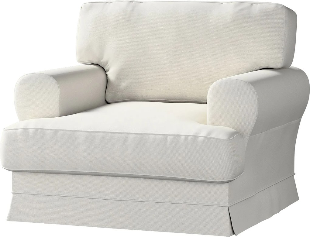 Potah na křeslo IKEA Ekeskog barva šedá látka pletený vzor