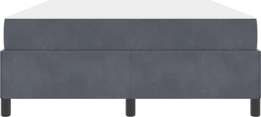 Rám postele Tmavě šedá 140 x 200 cm textil 3399067