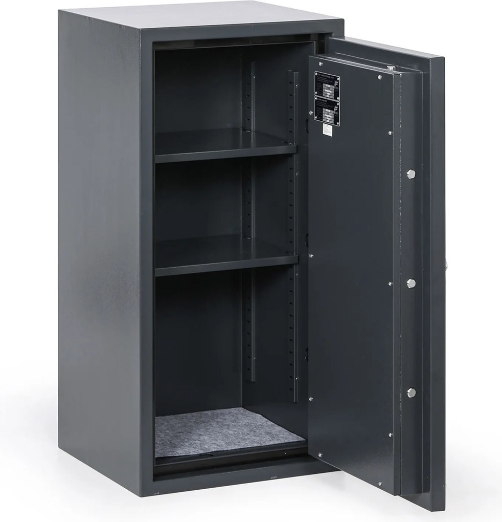 Ohnivzdorný nábytkový trezor s klíčovým zámkem, třída S2, 980 x 480 x 435 mm
