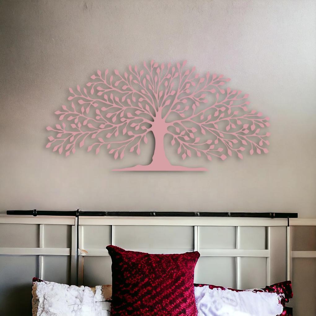 Strom života 9 - kovový obraz na zeď Velikost: 75cm, Barva: Pink