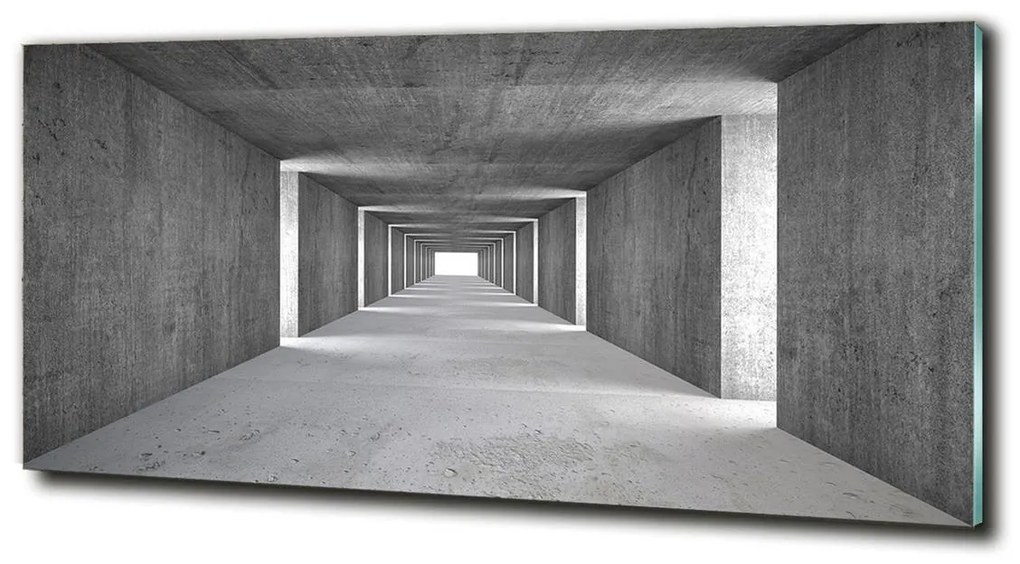 Foto obraz fotografie na skle Betonový tunel