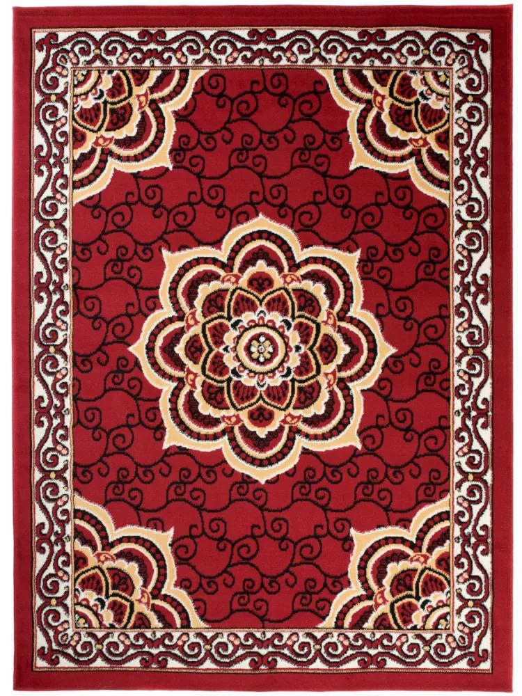 Kusový koberec PP Velký květ červený, Velikosti 120x170cm