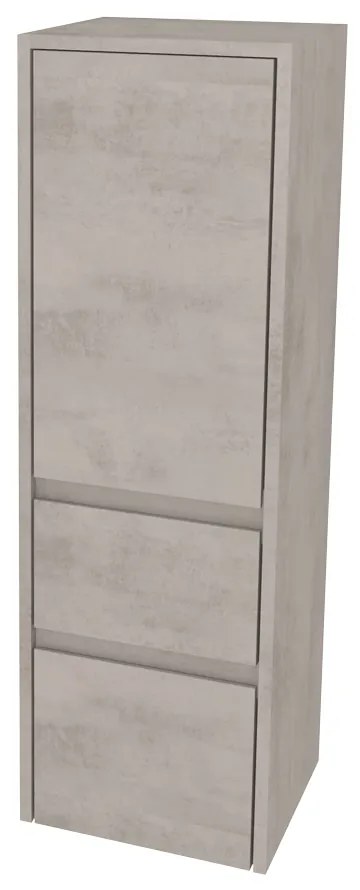Mereo Mereo, Opto koupelnová skříňka vysoká 125 cm, levé otevírání, Multidecor, CN995LACST