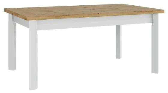 Konferenční stolek Riwso II, Barva dřeva: dub grandson - L, Barvy nožiček: Bíla