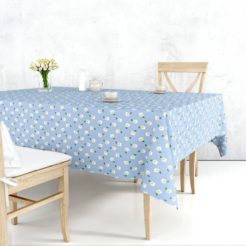 Ubrus PVC FL-1725 - Kopretinové pole (různé velikosti)
