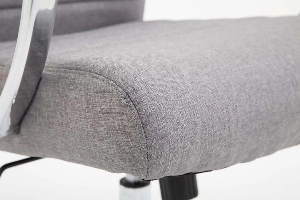 Kancelářská židle Tadlow - látkové čalounění | šedá