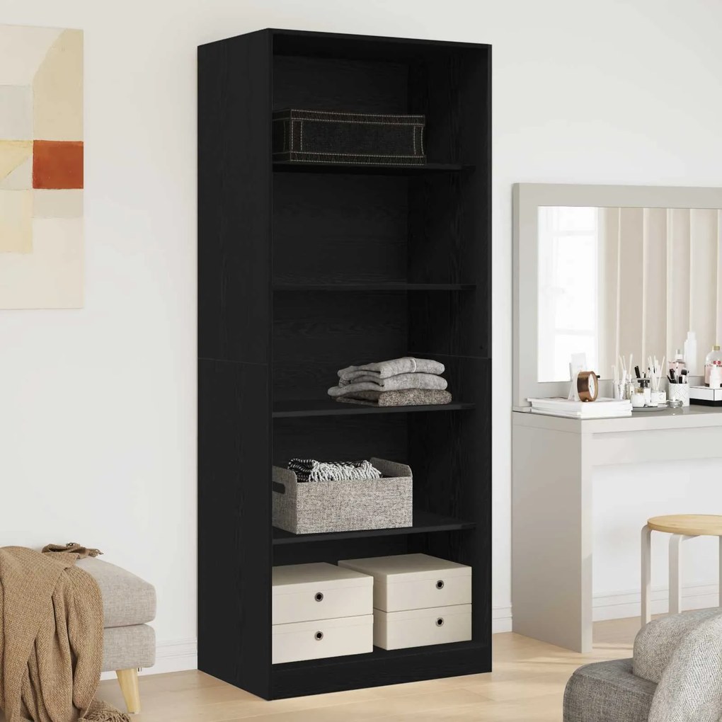 Šatní skříň Černý dub 80 x 50 x 200 cm Kompozitní dřevo 3378503