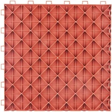 Garážové dlaždice zámkové, 30,5 × 30,5 × 1,3 cm