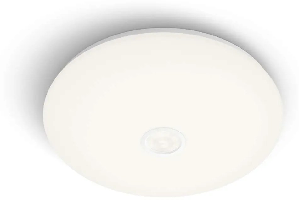 Philips Osvětlení - Stropní LED svítidlo, průměr 32 cm, 4000 K, 16 W, se senzorem, bílá 929003195901