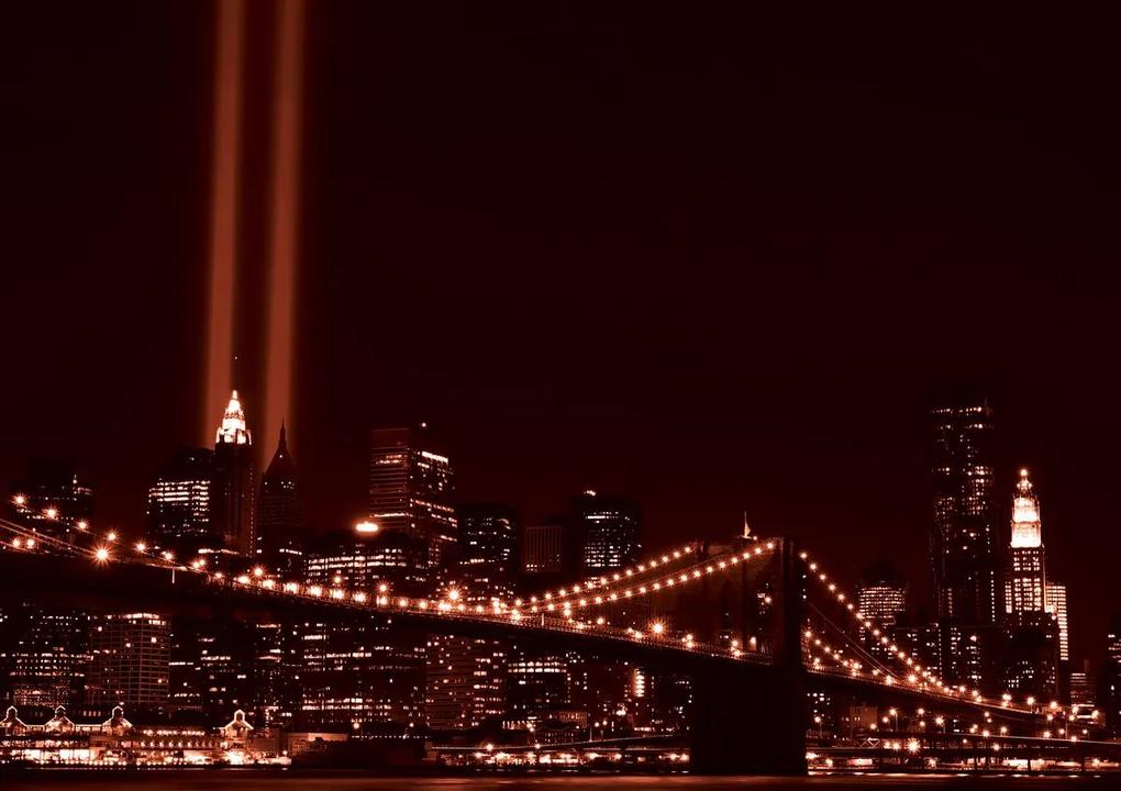 Fototapeta - New York Brooklyn Bridge City (152,5x104 cm)