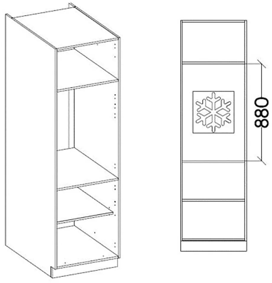Kuchyňská linka TONI | 270 cm | S PRACOVNÍ DESKOU | bílá/bílá