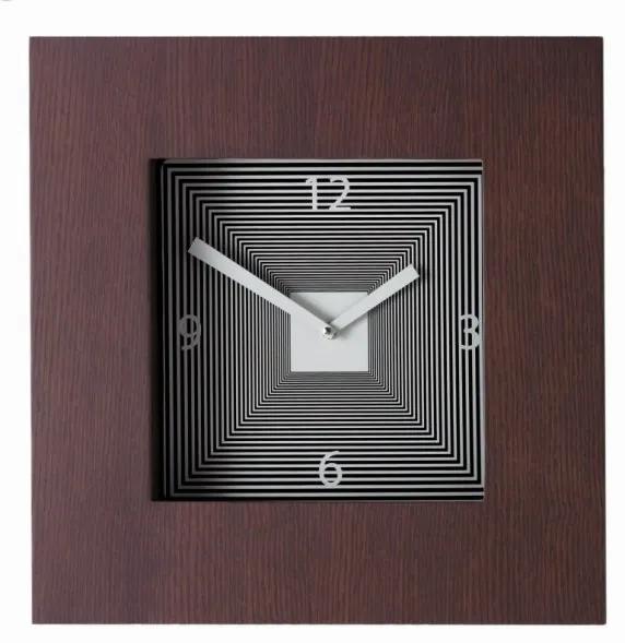 Designové hodiny Diamantini & Domeniconi Target wenge 42cm