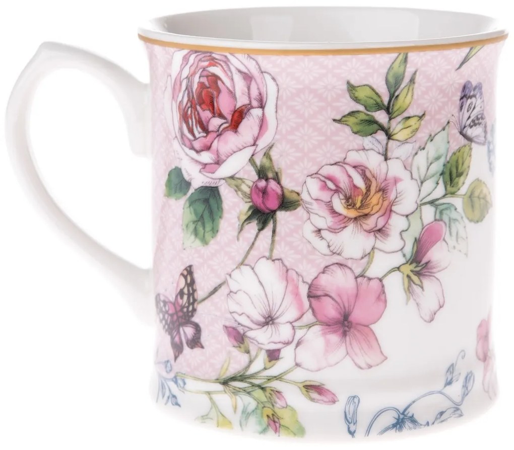 Porcelánový hrnek Roses, 400 ml