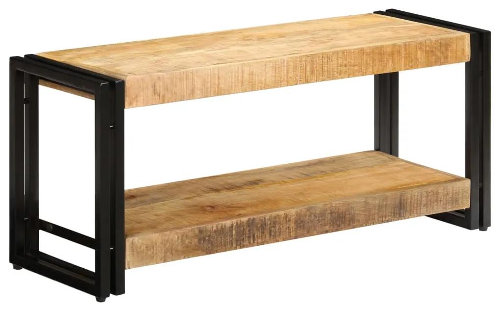 TV stolek Purleigh - 90x30x40 cm | masivní mangovníkové dřevo