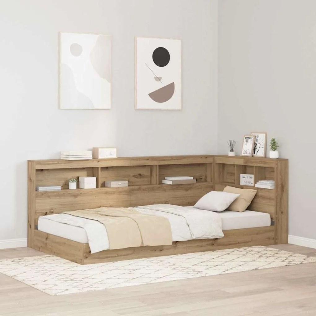 Úložné čelo postele Artisanový dub Kompozitní dřevo 3335468