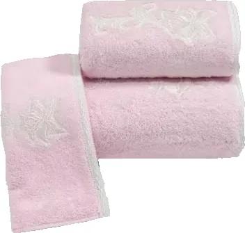 Soft Cotton Malý ručník PANDORA 32x50 cm Růžová, 580 gr / m², Česaná prémiová bavlna 100%