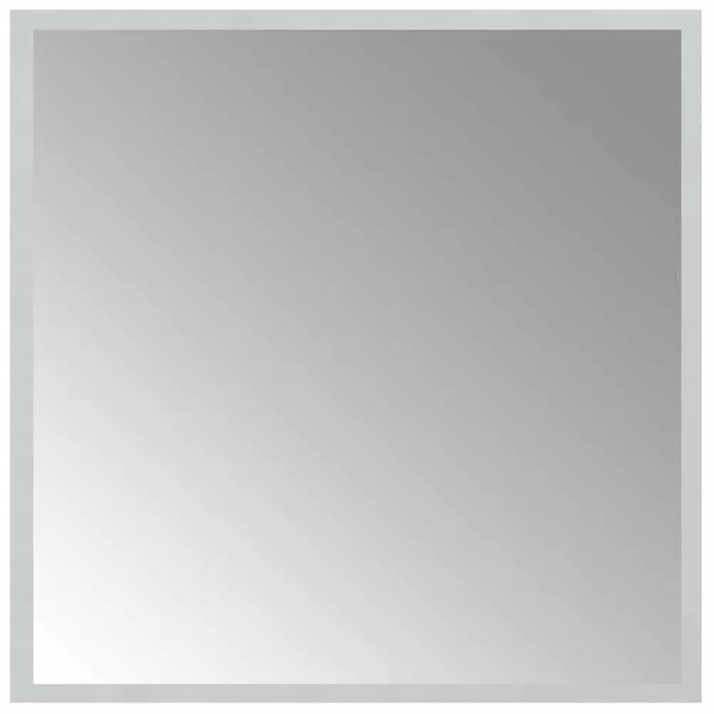 Koupelnové zrcadlo s LED osvětlením 50x50 cm