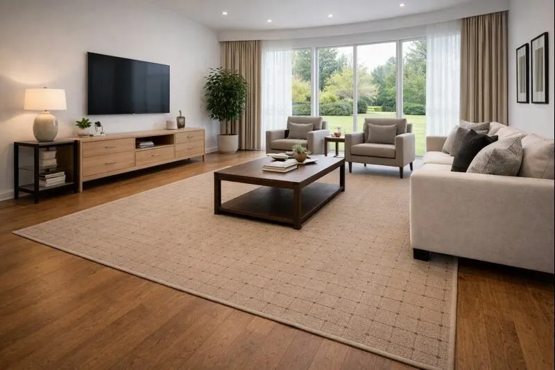 Condor Carpets 120x120 cm Kusový koberec Udinese béžový new čtverec, béžová, chodba / předsíň