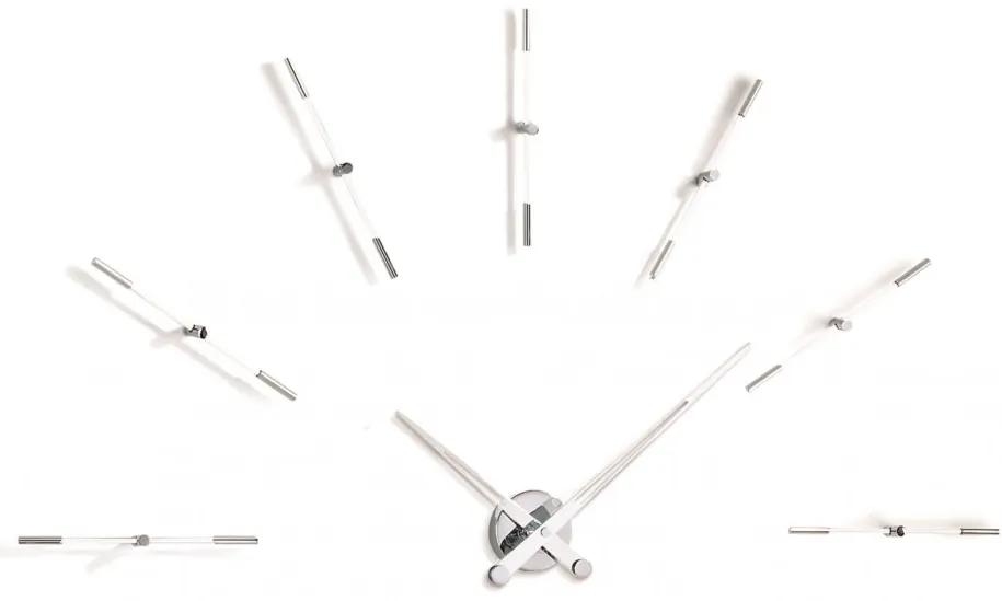 Designové nástěnné hodiny Nomon Merlin 12i white 110cm
