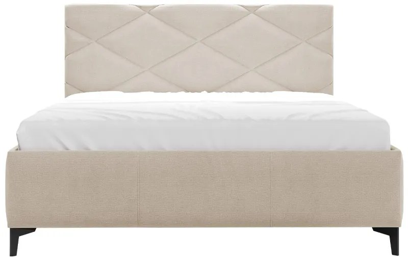 Čalouněná manželská postel Lanoi, Rozměr postele: 140 x 200 cm, Potah: Breeze 15