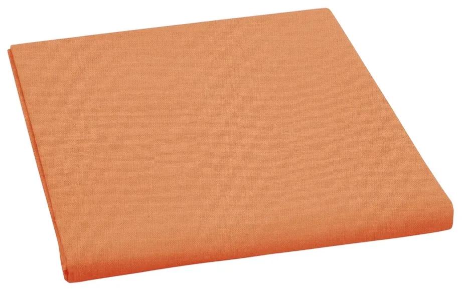 Bellatex Plátěné prostěradlo oranžová, 150 x 230 cm