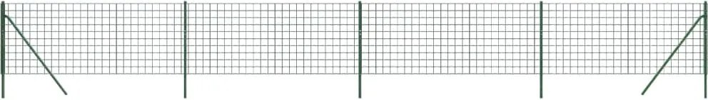Drátěné pletivo zelené 1 x 10 m pozinkovaná ocel 154081