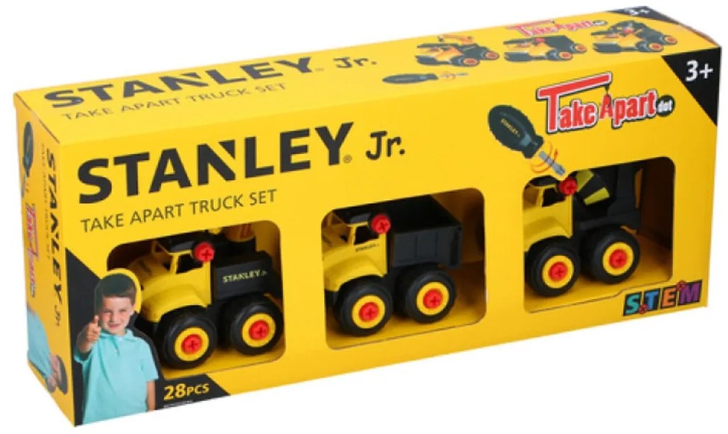 Stanley Jr. Sada 3 vozidel Mini
