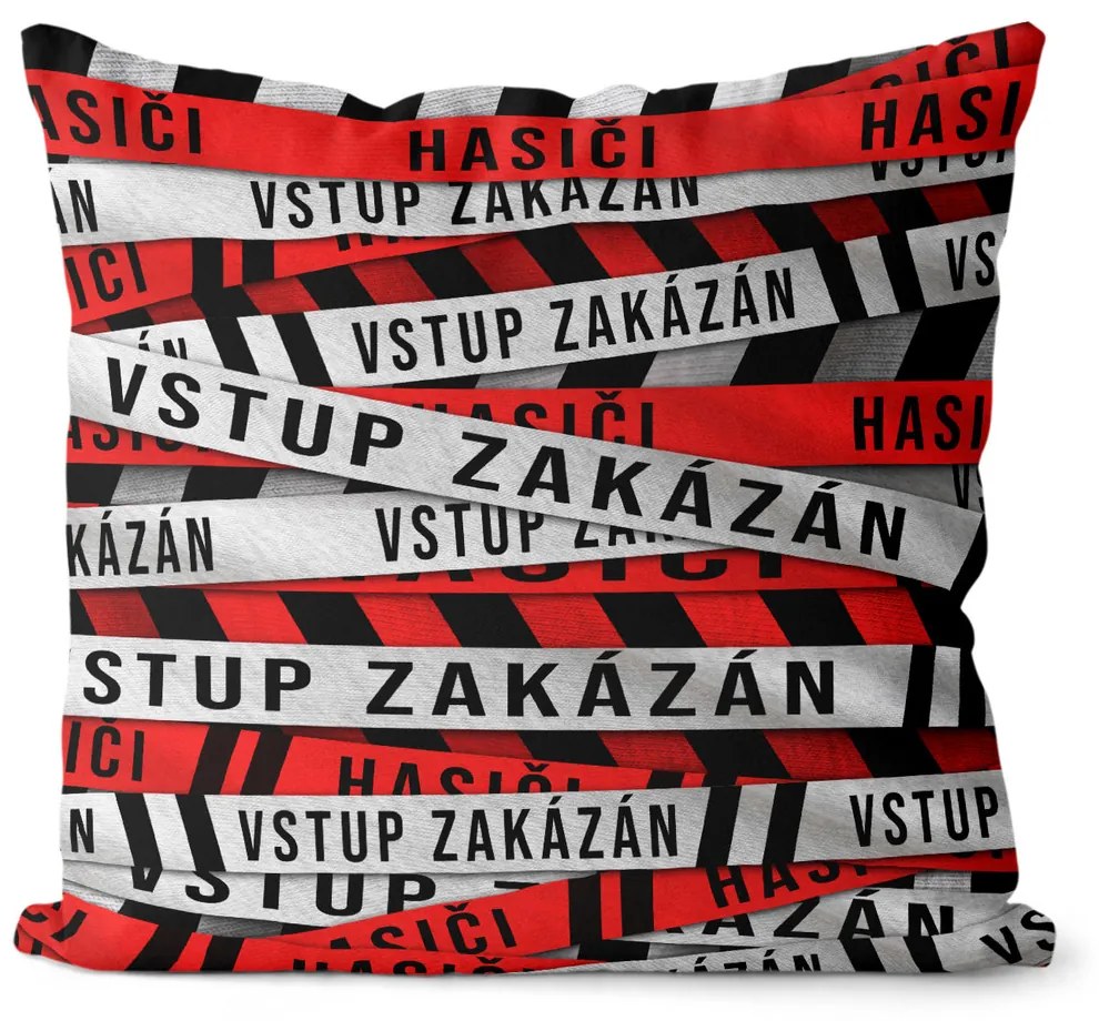 Polštář Hasiči – vstup zakázán ()