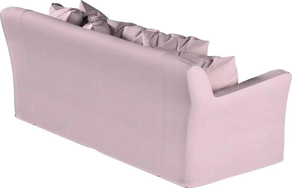 Potah na pohovku IKEA Tomelilla 3-místná nerozkládací barva růžová látka pletený vzor