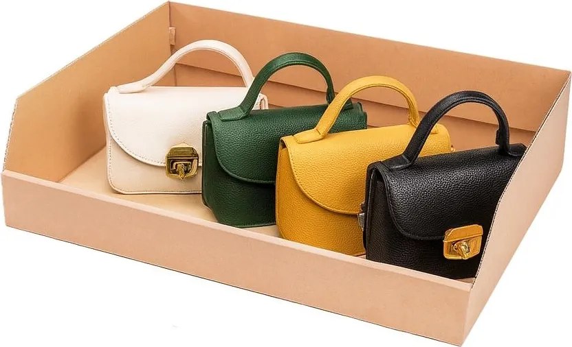 KARTON PAK Úložné boxy na oblečení, organizéry do skříně EKO KARTON 55x40x13 - zkosený