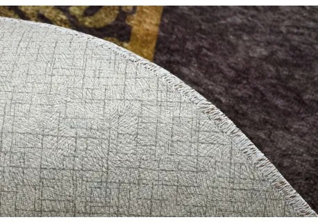 MIRO 51338.805 mycí kobereček Mramor, geometrická protiskluz   hnědý velikost 160x220 cm | krásné koberce cz