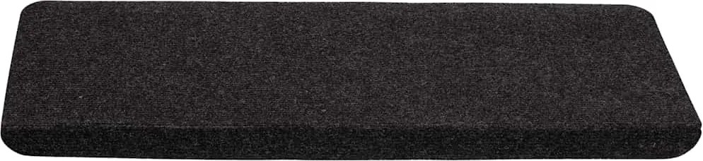 Samolepicí podložky na schody 30 ks černé 65x24,5x3,5 cm 3365908