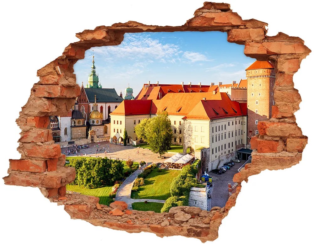 Wallmuralia Fototapeta díra na zeď 3D Krakov Polsko 90x70 cm