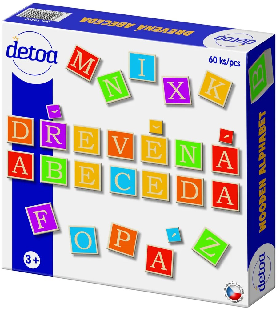 Detoa Dřevěná abeceda