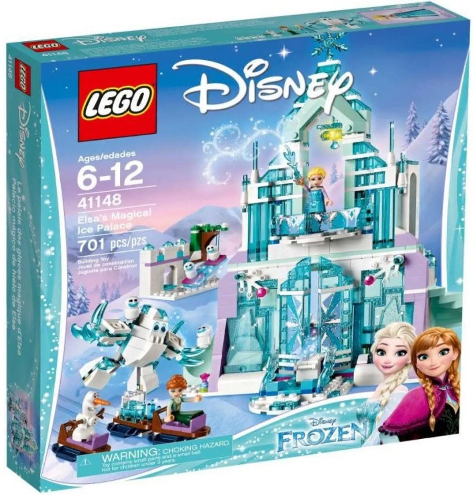 Stavebnice lego disney 41148 elsa a její kouzelný ledový palác