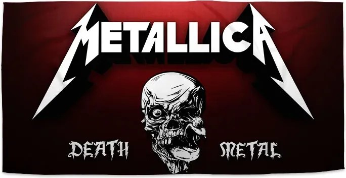 Sablio Ručník METALLICA Death metal - 70x140 cm