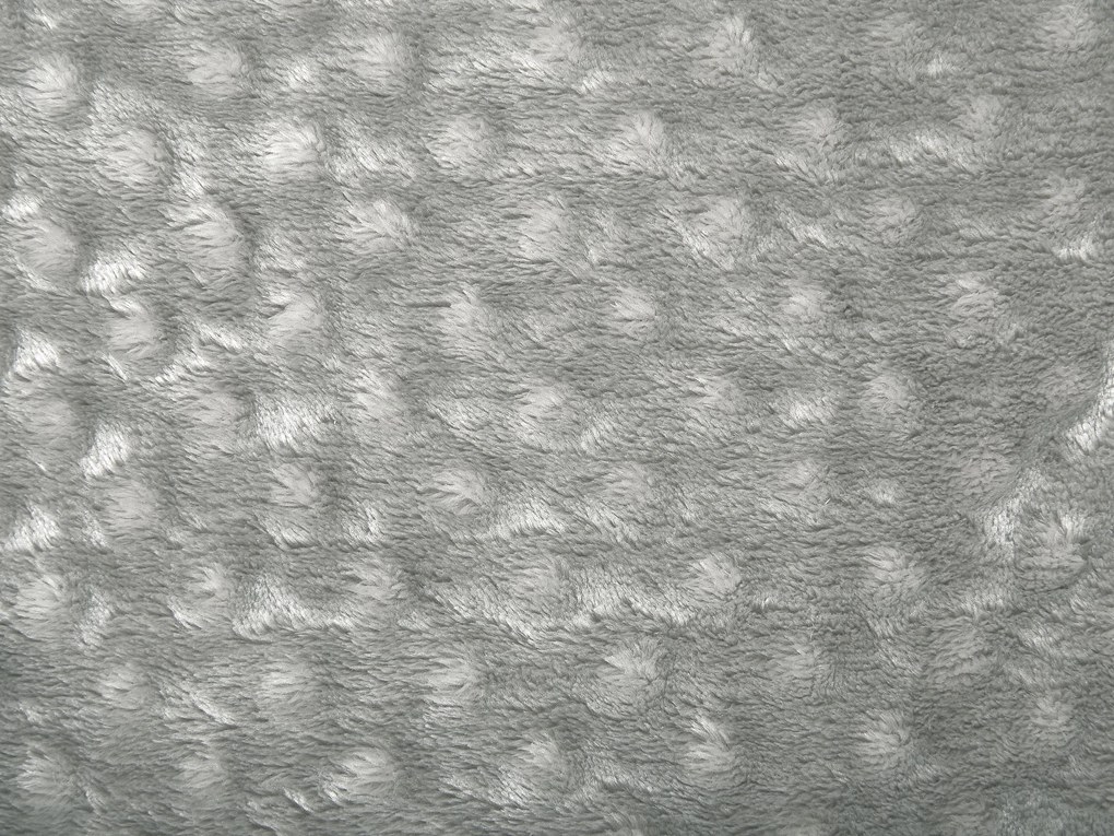 Deka 200 x 220 cm šedá SAMUR Beliani