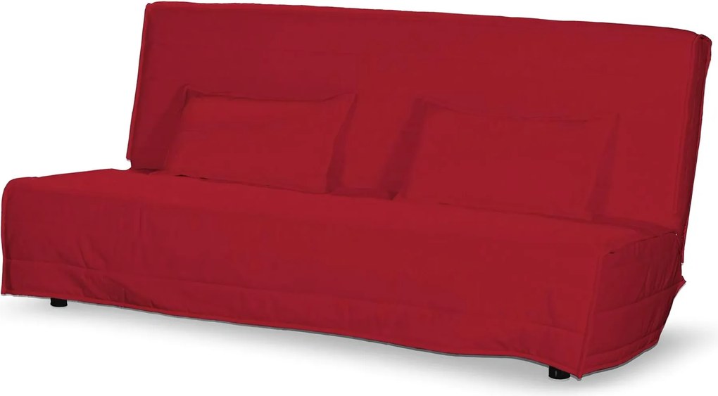 Potah na pohovku IKEA  Beddinge , dlouhý barva červená látka pletený vzor