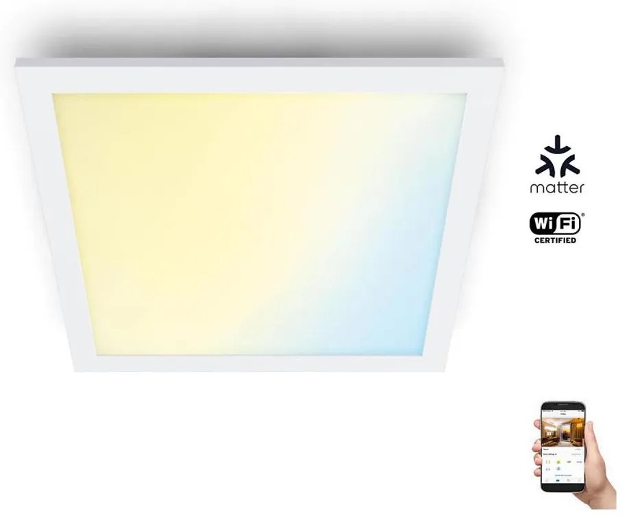 WiZ - LED Stmívatelné stropní svítidlo SUPERSLIM LED/12W/230V bílá Wi-Fi