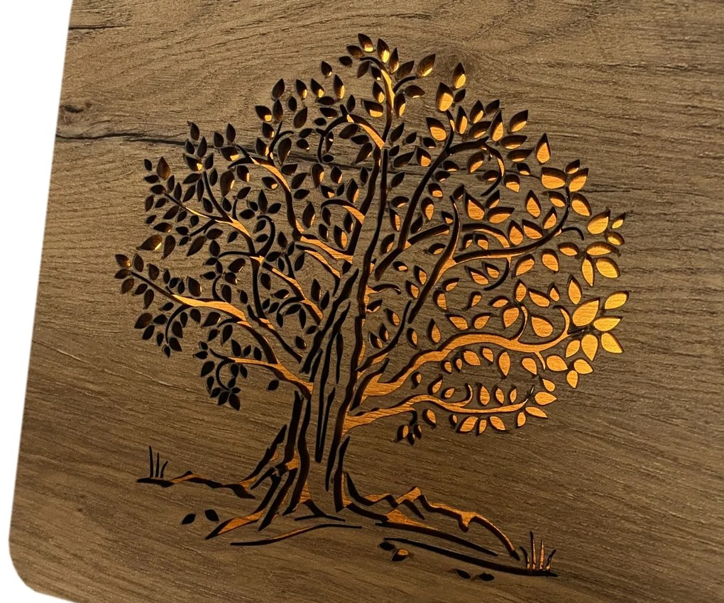 Li-Go "Lípa" lampa 31x31cm provedení povrchu: bílá