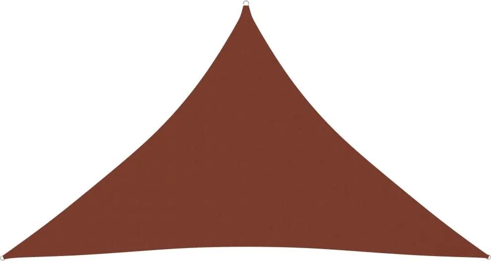 vidaXL Stínící plachta oxfordská látka trojúhelníková 4x4x5,8 m [135287] Barva: Béžová
