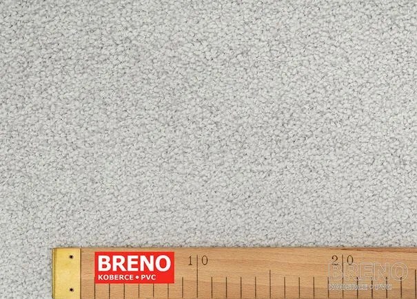 Breno Metrážový koberec SOPHIA 900 šedý, šíře 400 cm, Šedá