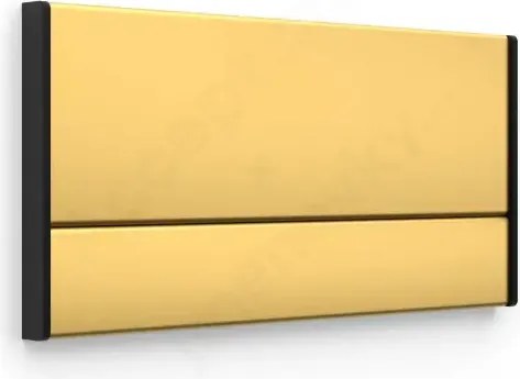 ACCEPT Dveřní tabulka ACS 187 x 93 mm - zlatá tabulka