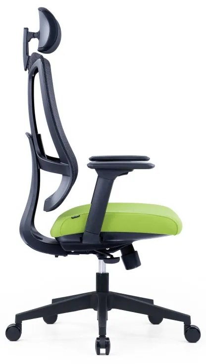 Kancelářská ergonomická židle OFFICE More SLIDE — více barev Zelená