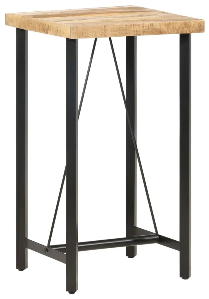 Barový stůl 60 x 60 x 107 cm hrubé mangovníkové dřevo 286610
