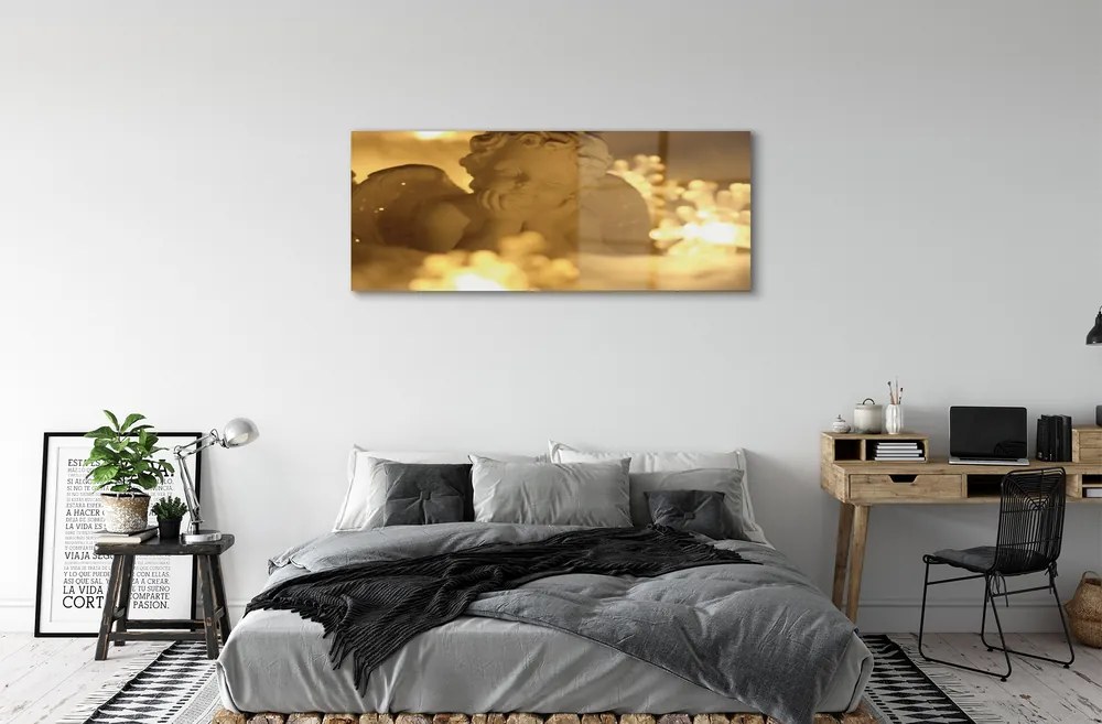 akrylový obraz Ležící anděl světla 120x60 cm